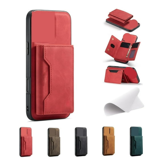 2 in 1 Detachable Leather Wallet Case Phone Case Magnetic Wallet with ...