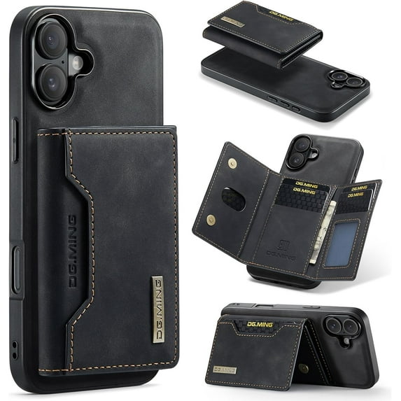 2 in 1 Detachable Wallet Phone Cases Compatible with iPhone 16 Plus ...