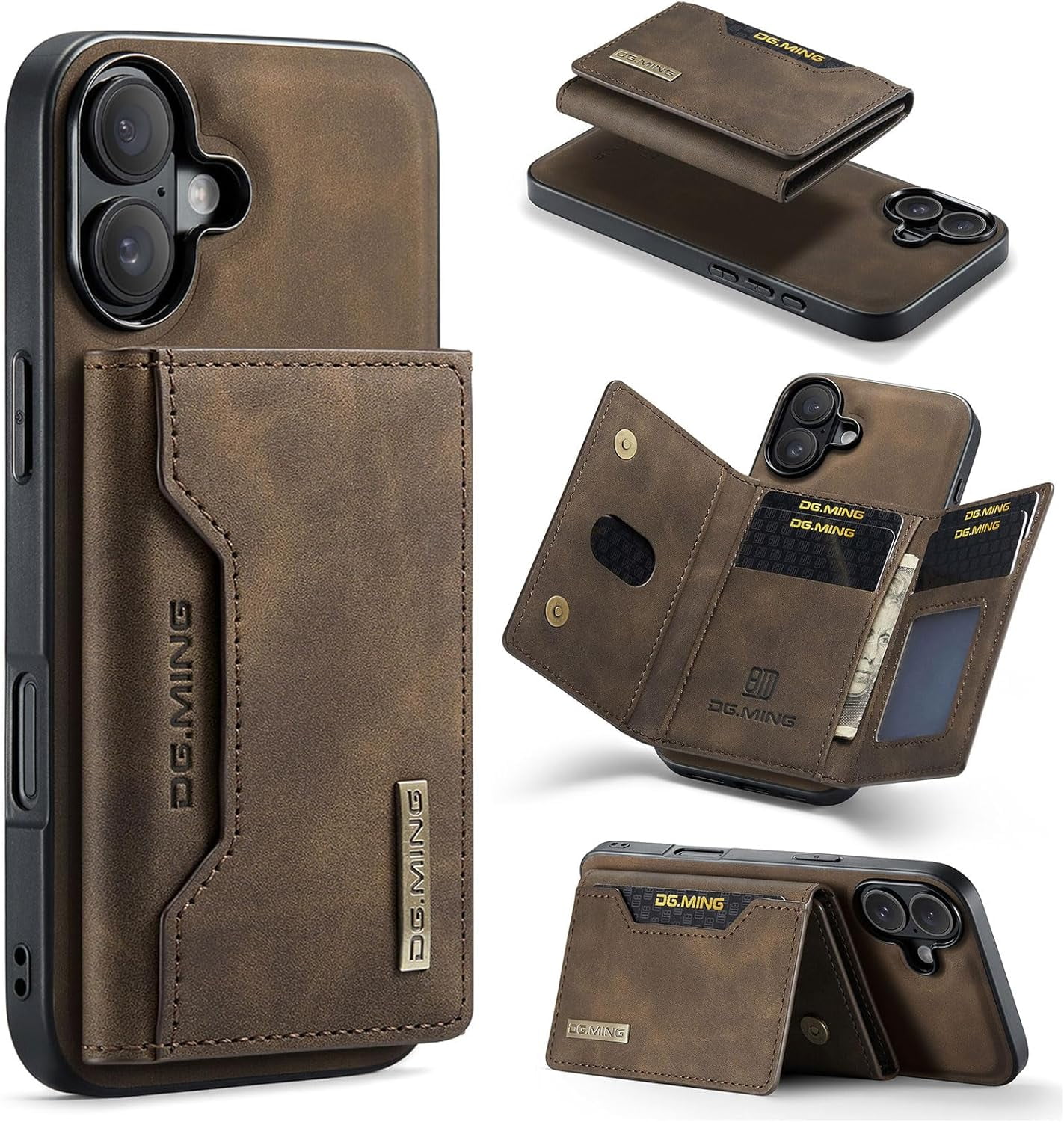 2 in 1 Detachable Wallet Phone Cases Compatible with iPhone 17 Case ...