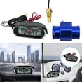 2-in-1 Digital Auto Car Gauge for Voltage, Water Temperature & Fuel ...
