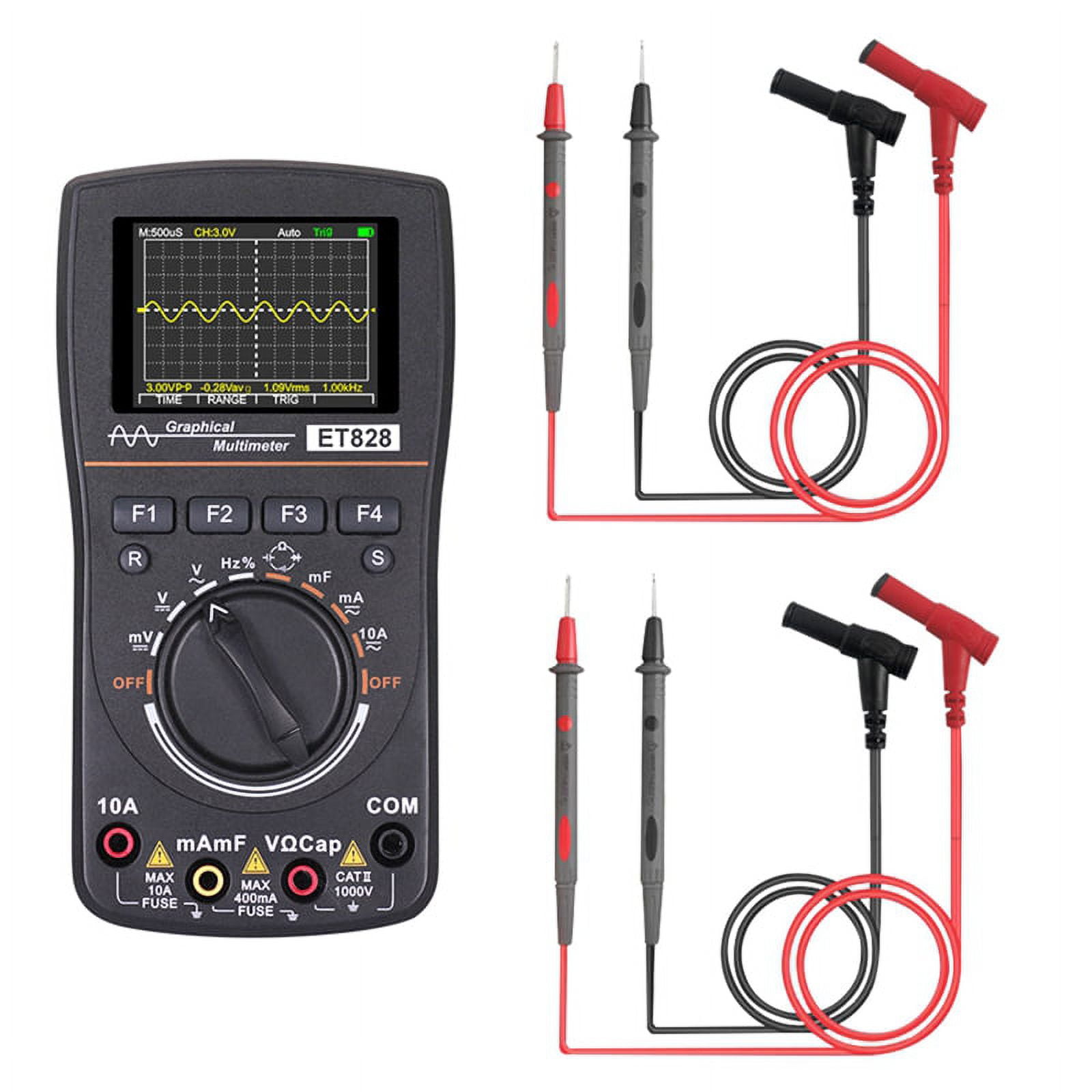 2 in 1 Digital Oscilloscope Multimeter 2.5Msps Resistance Meter ET828 - Walmart.com