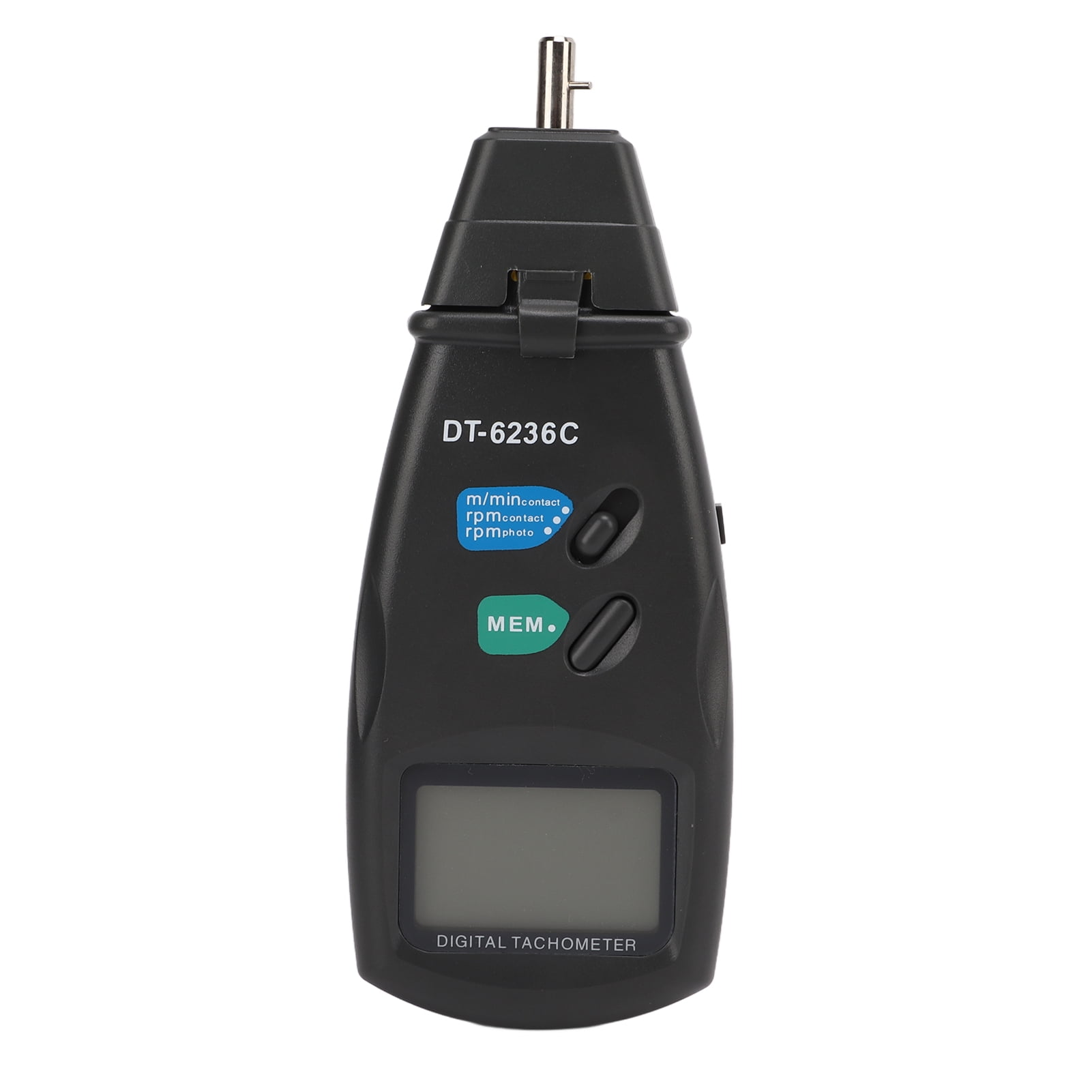 2 in 1 Digital Tachometer RPM Tach Optoelectronic Contact Non Contact ...