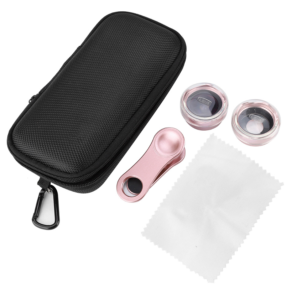 2-in-1 Distortion-Free 0.6X Wide Angle + 15X Macro Distance Mobile ...