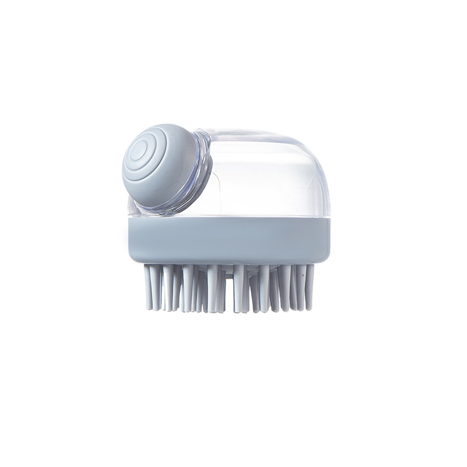 2-in-1 Dog Bath Brush & Shampoo Dispenser - Silicone Pet Grooming ...
