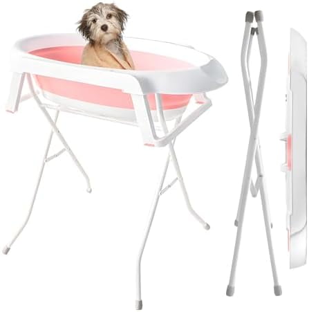 2-in-1 Dog Bath Tub Dog Washing Station for Bathing and Grooming ...