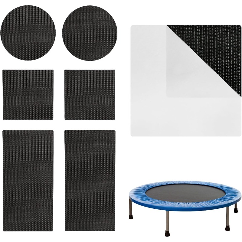 Self-Adhesive Trampoline Patch Repair Kit 3 Shape Patches Trampoline ...