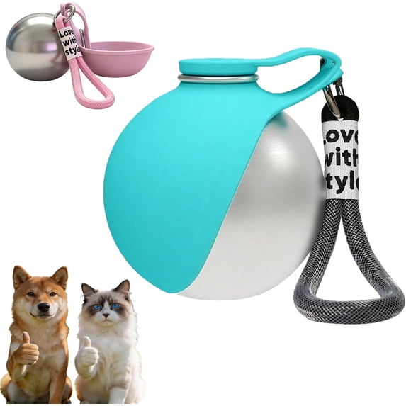 2-in-1 Dog Water Bottle, 2 in 1 Portable Dog Water Bottle, Water Bottle ...