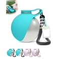 2-in-1 Dog Water Bottle & Bowl — Drinking Dispenser Cup with Leak-Proof ...