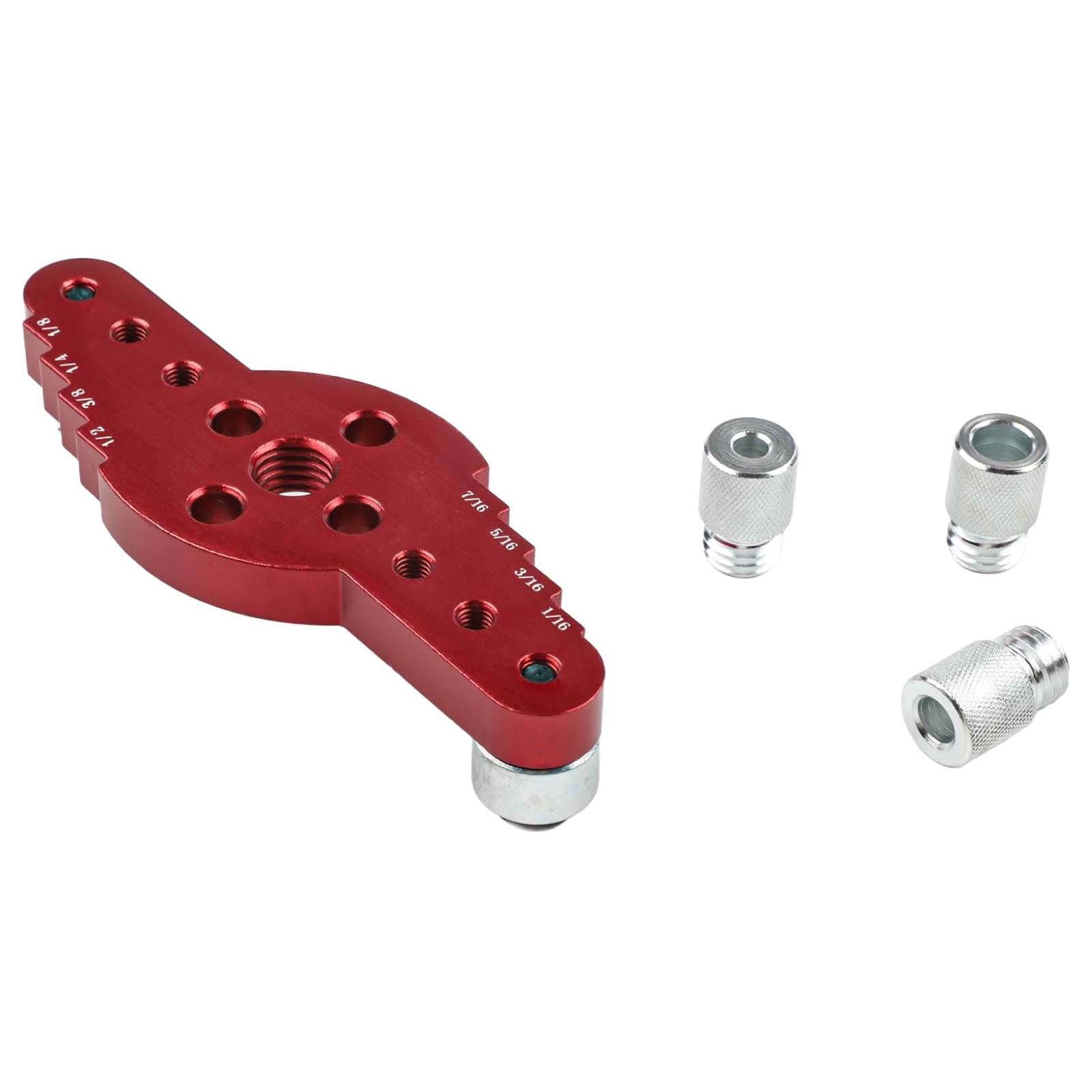 2-in-1 Doweling Jig Kit Drill Guide Puncher Locator with Multiple Hole ...