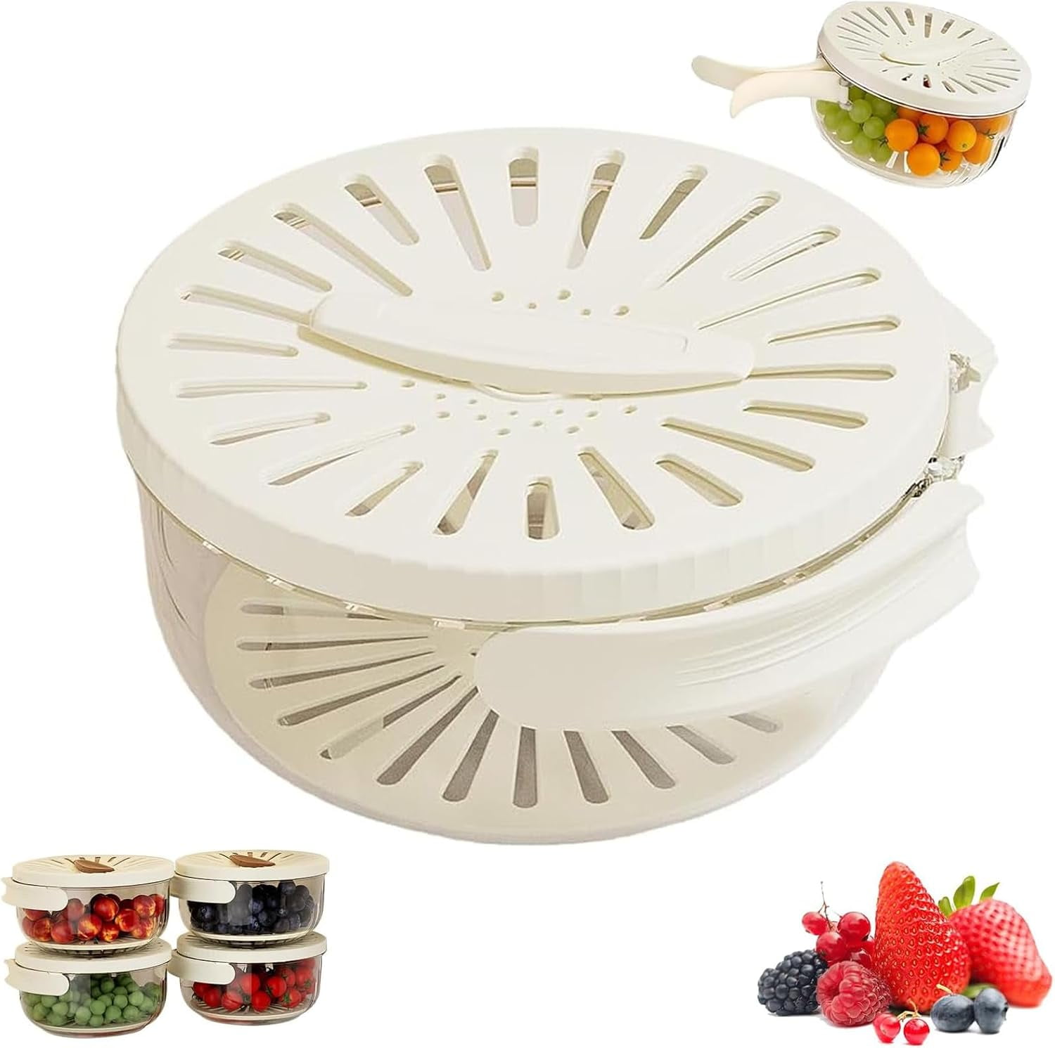 2-in-1 Draining and Preservation Basket, 2026 Upgraded Multifunctional ...