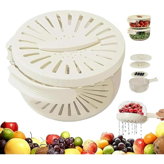 2-in-1 Draining and Preservation Basket,Circularcite Draining and ...