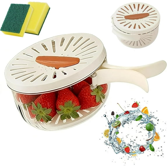 2-in-1 Draining and Preservation Basket: Simplify Washing & Storing ...