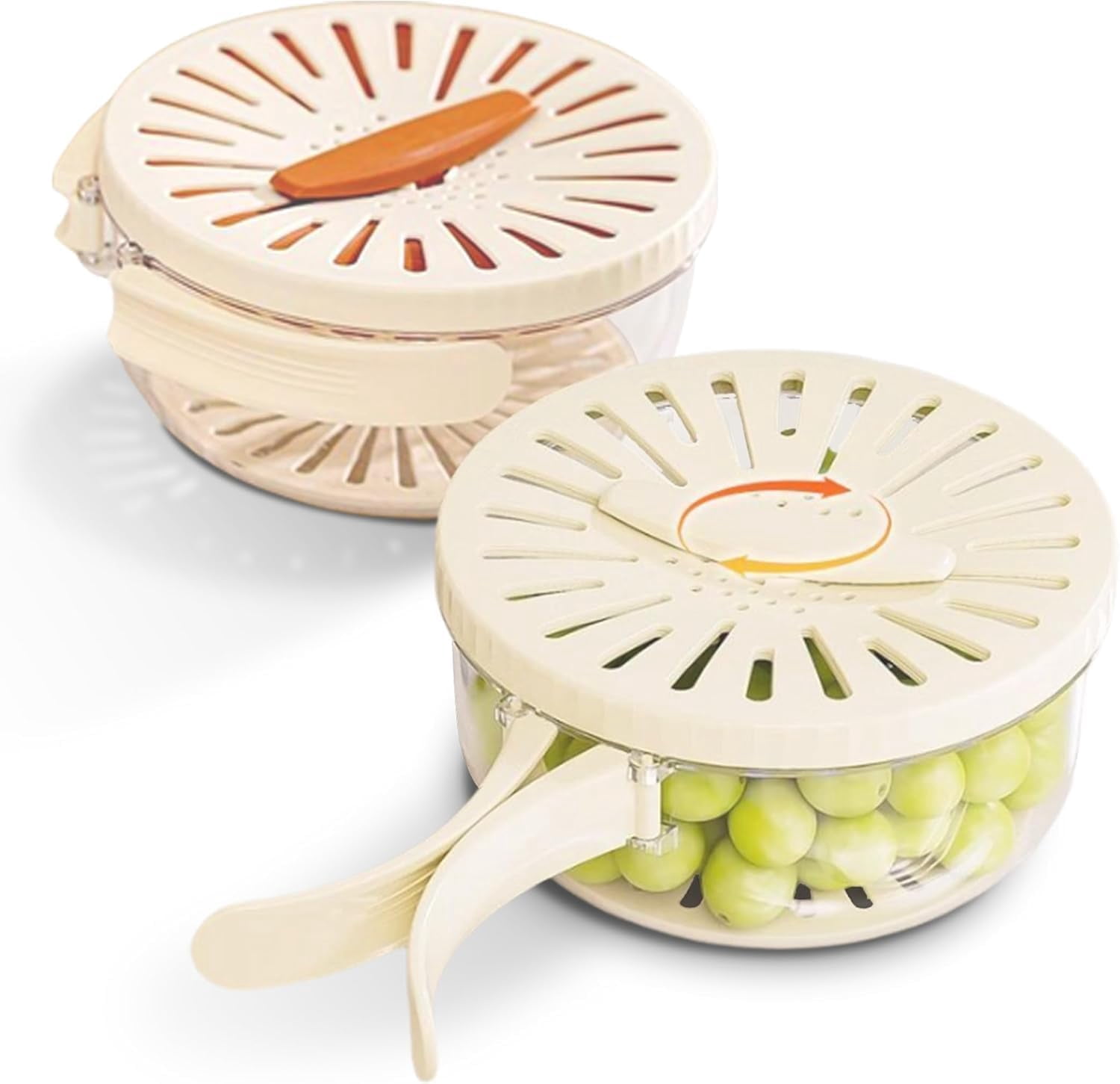 2-in-1 Draining and Preservation Basket: Simplify Washing & Storing ...