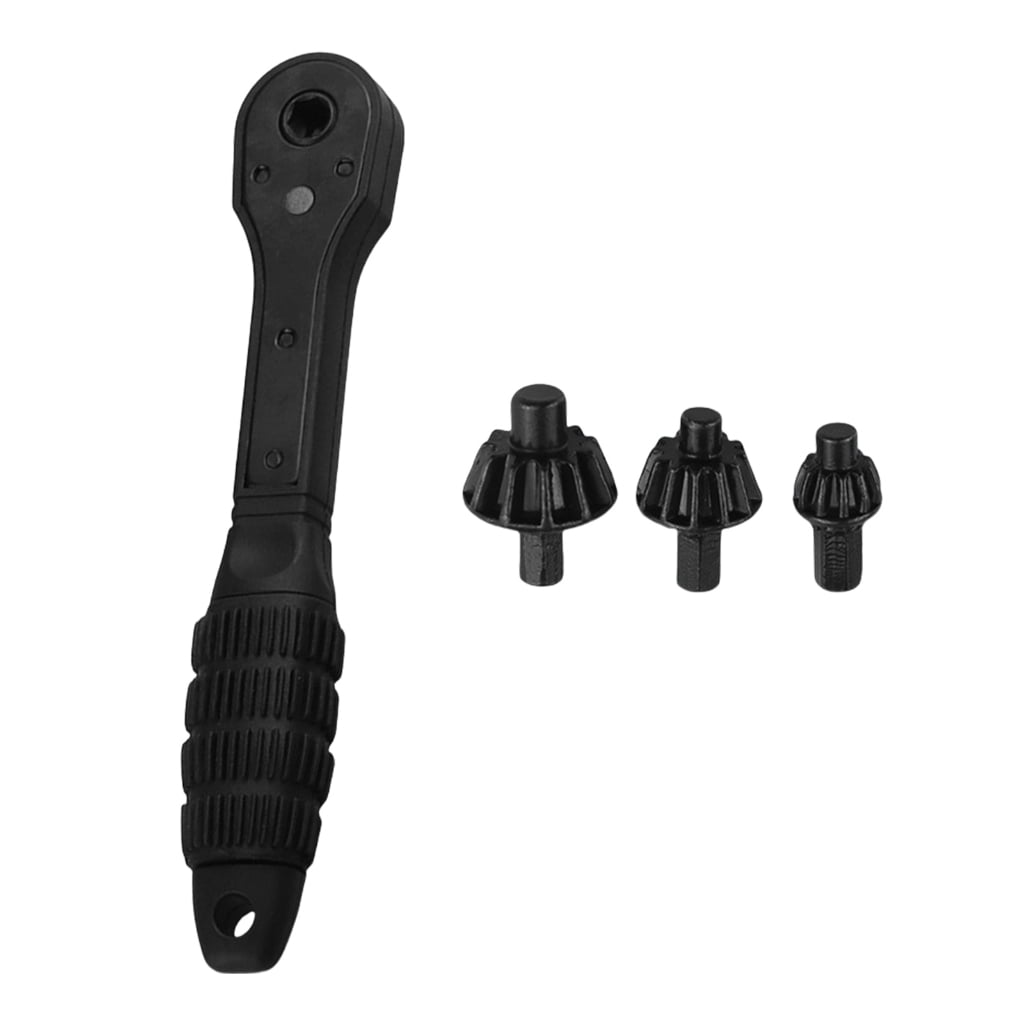 2 in 1 Drill Chuck Key Spanner 2 Way Quick Ratchet 2-Way Double Purpose ...