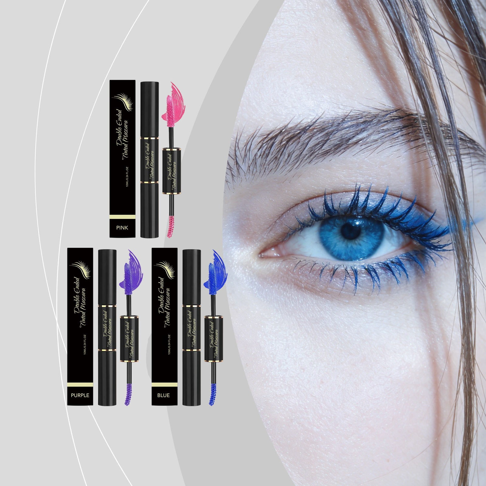 2 in 1 Dual Head Eyelashes Mascara,Waterproof Charming Long Lasting ...