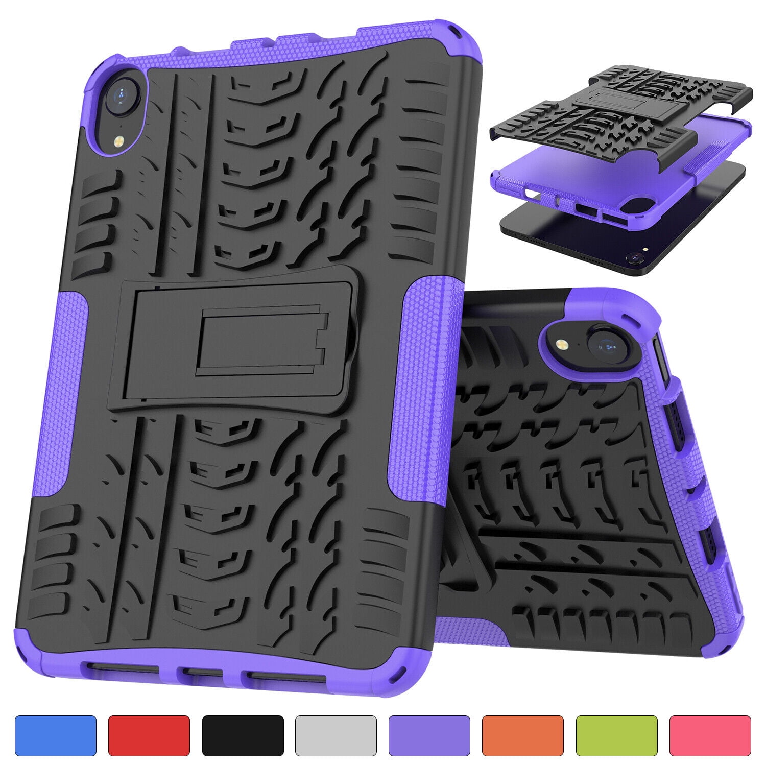 2 in 1 Dual Layer Hybrid Rugged Rubber Hard Armor Shockproof Protective ...