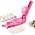 2-in-1 Dumpling Maker, Dough Press and Dumpling Sealer Tool, Plastic ...