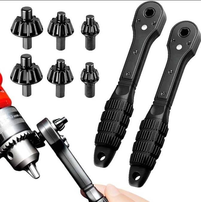 2-in-1 Electric Drill Special Chuck Key Wrench, Universal Double-Ended ...