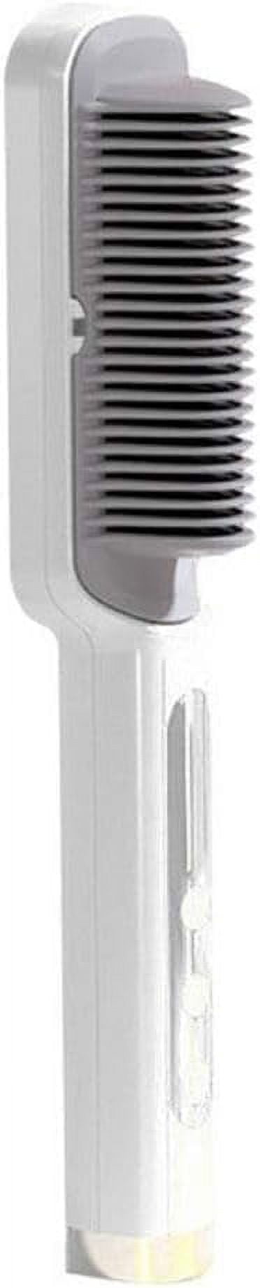 2 in 1 Electric Hot Air Comb Hair Straightener Brush Portable ...