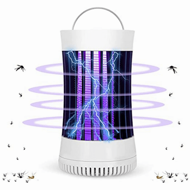 2-in-1 Electric Insect Killer UV Light Mosquito Trap Battery USB ...