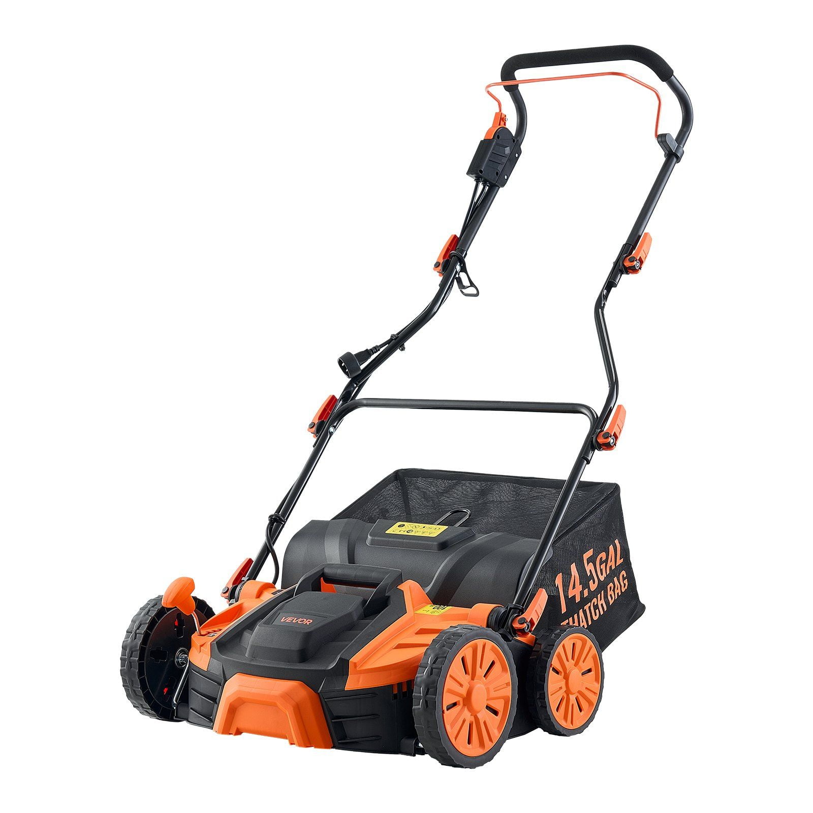 2-in-1 Electric Lawn Dethatcher and Scarifier, 16-Inch 15 Amp Corded ...