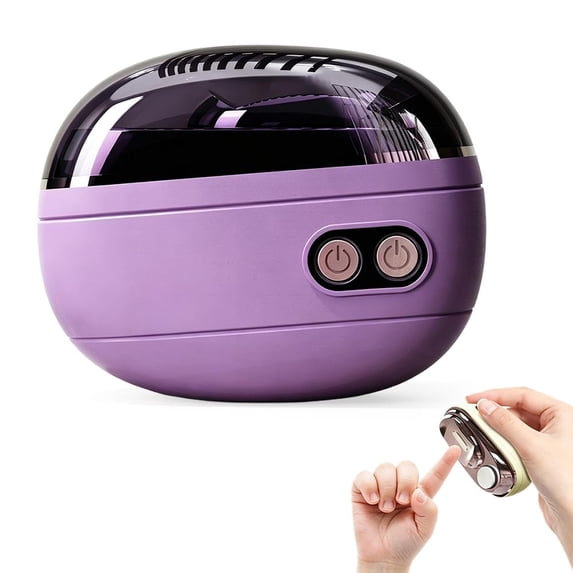 2-in-1 Electric Nail Clipper and Polisher, Rechargeable Automatic Nail ...