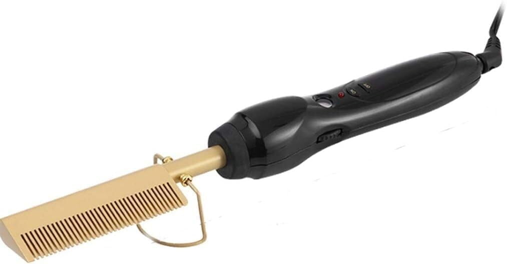 2-in-1 Electric Pressing Comb & Beard Straightener, Fast-Heating ...