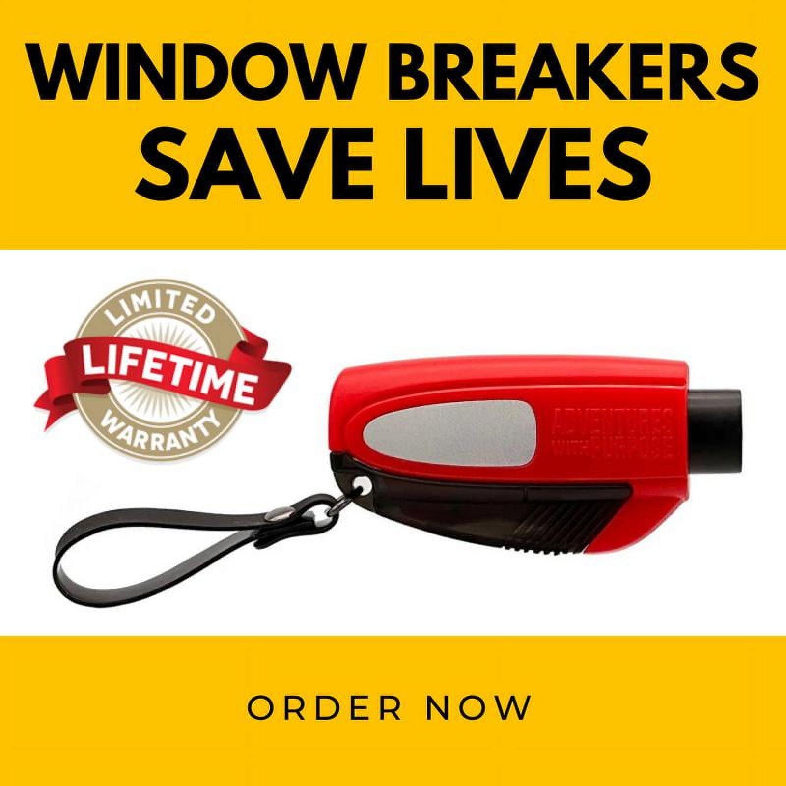 2-in-1 Emergency Window Breaker & Seatbelt Cutter - Walmart.com