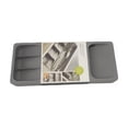 2-in-1 Expandable Cutlery Tray, Kitchen Drawer Organizer with Dividers ...