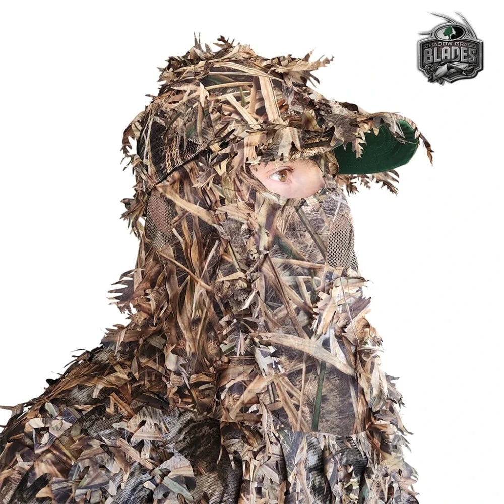 2-in-1 FRONT Leafy Face Mask and Camo Hat (Adjustable,OSFM) - Walmart.com