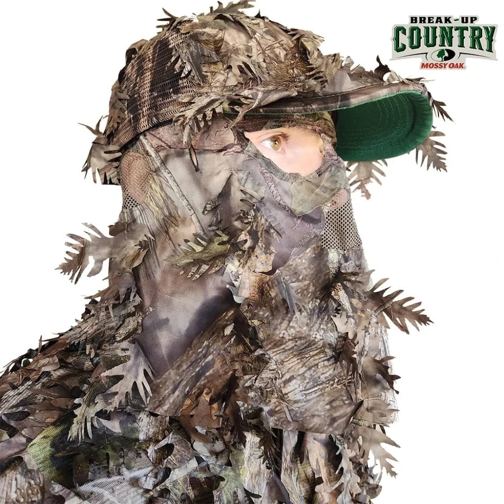 2-in-1 FRONT Leafy Face Mask and Camo Hat (Adjustable,OSFM) - Walmart.com