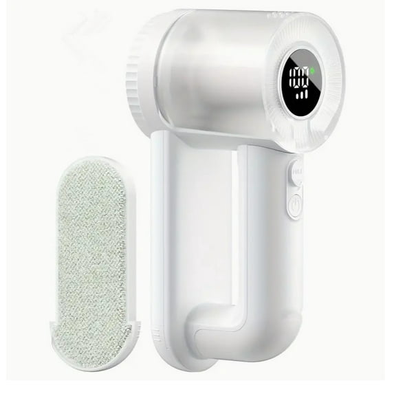2-in-1 Fabric Shaver with LCD Screen - Rechargeable Lint Remover ...