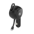 2 in 1 Fast Charging 60W Car Charging Adapter with Extendable USB C ...