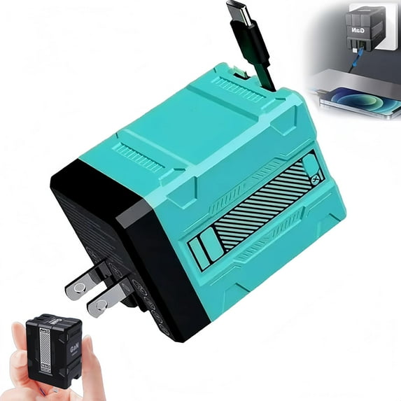 2-in-1 Fast Charging Adapter,2026 new retractable phone charger, All in ...