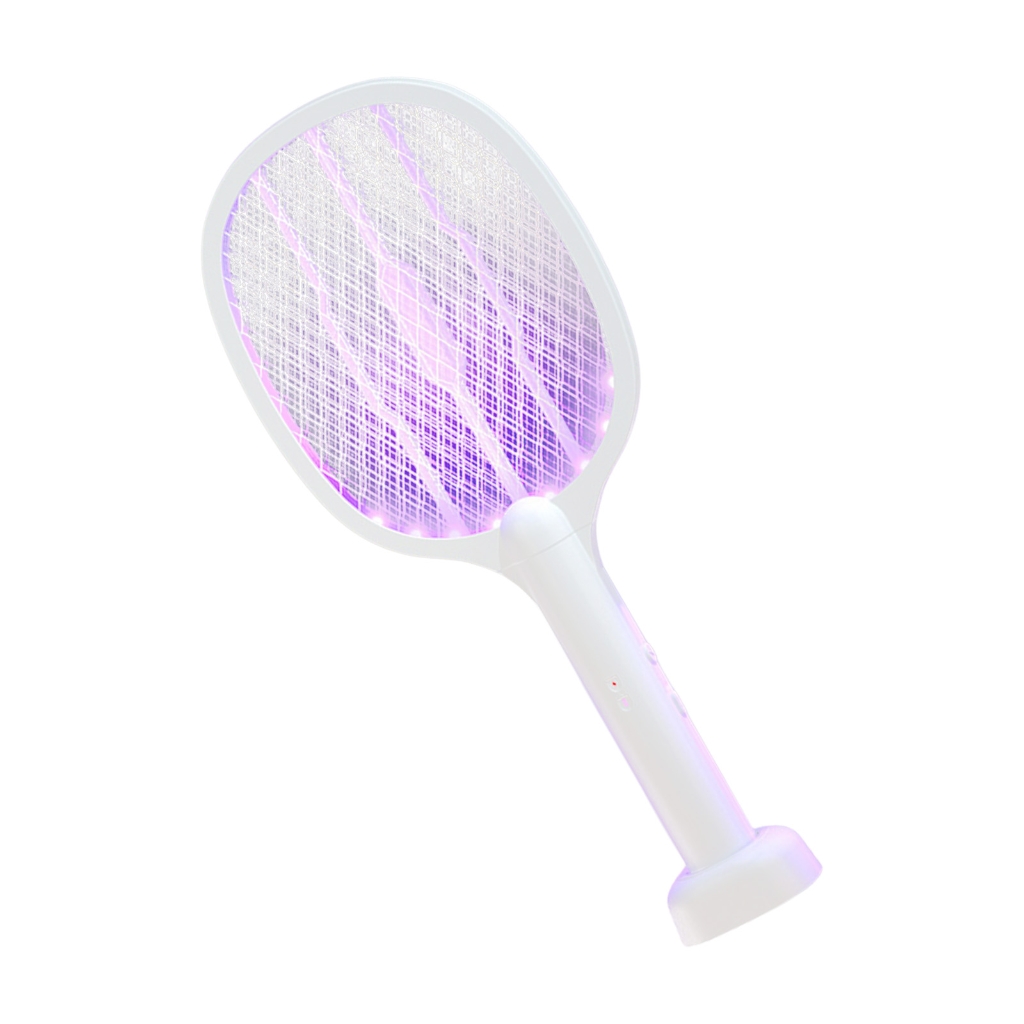 2 in 1 Fly Zapper Electric Fly Racket Rechargeable Mosquitoes Racket ...