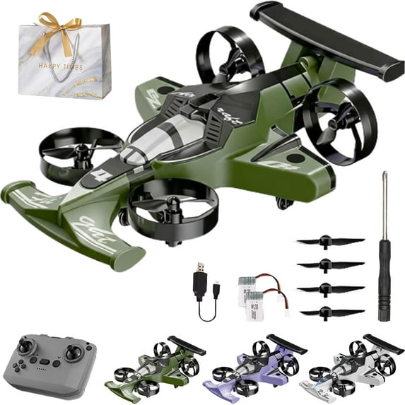 2-in-1 Flying Car Drone, Dual-Mode Drive & Fly RC Vehicle, USB ...