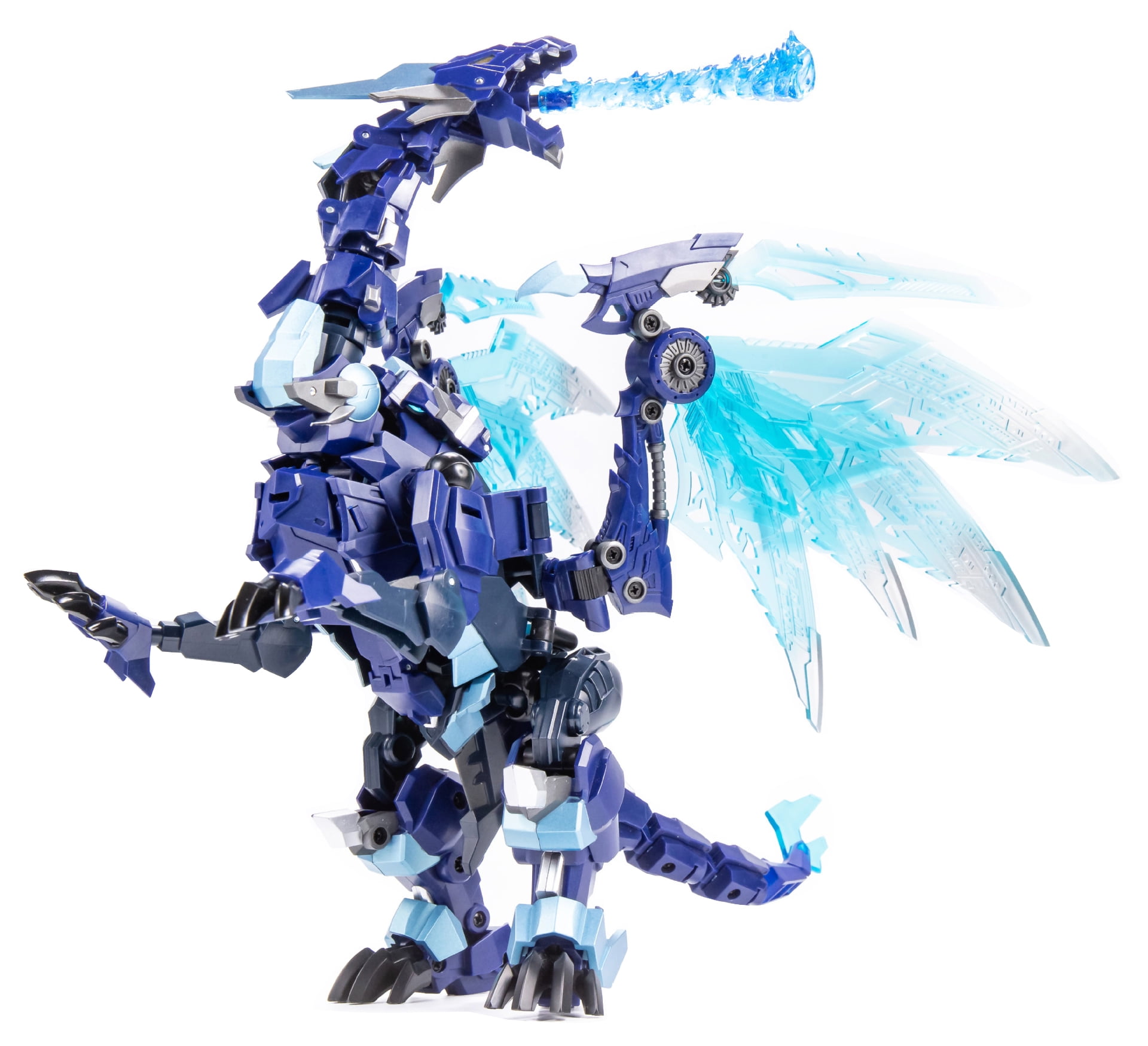 2-in-1 Flying Dragon Robot Transforming Toys (Blue Freeze Devil) 5.9-13 ...