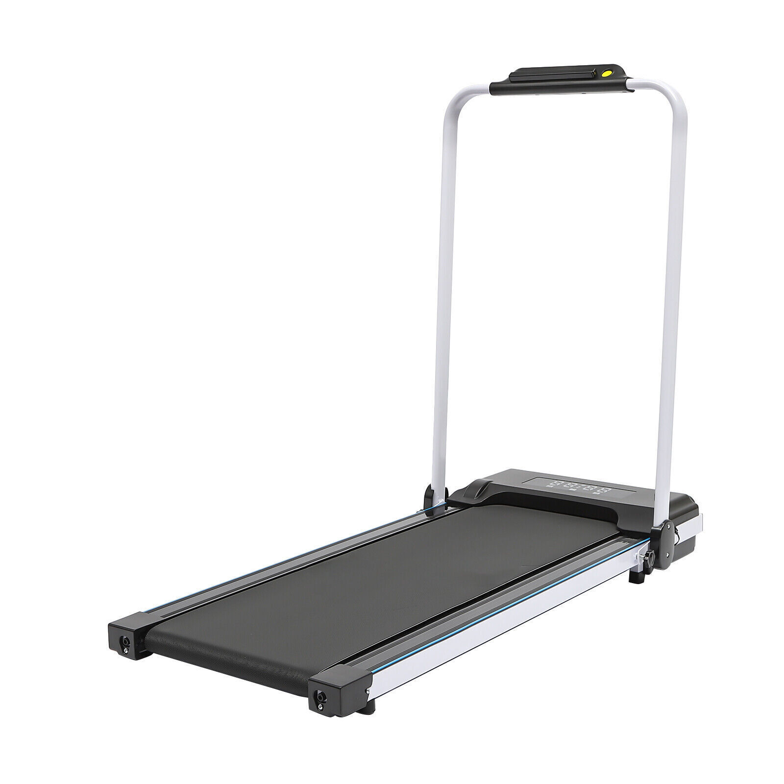 2 in 1 Folding Electric Treadmill Under Desk Walking Pad Portable Home ...