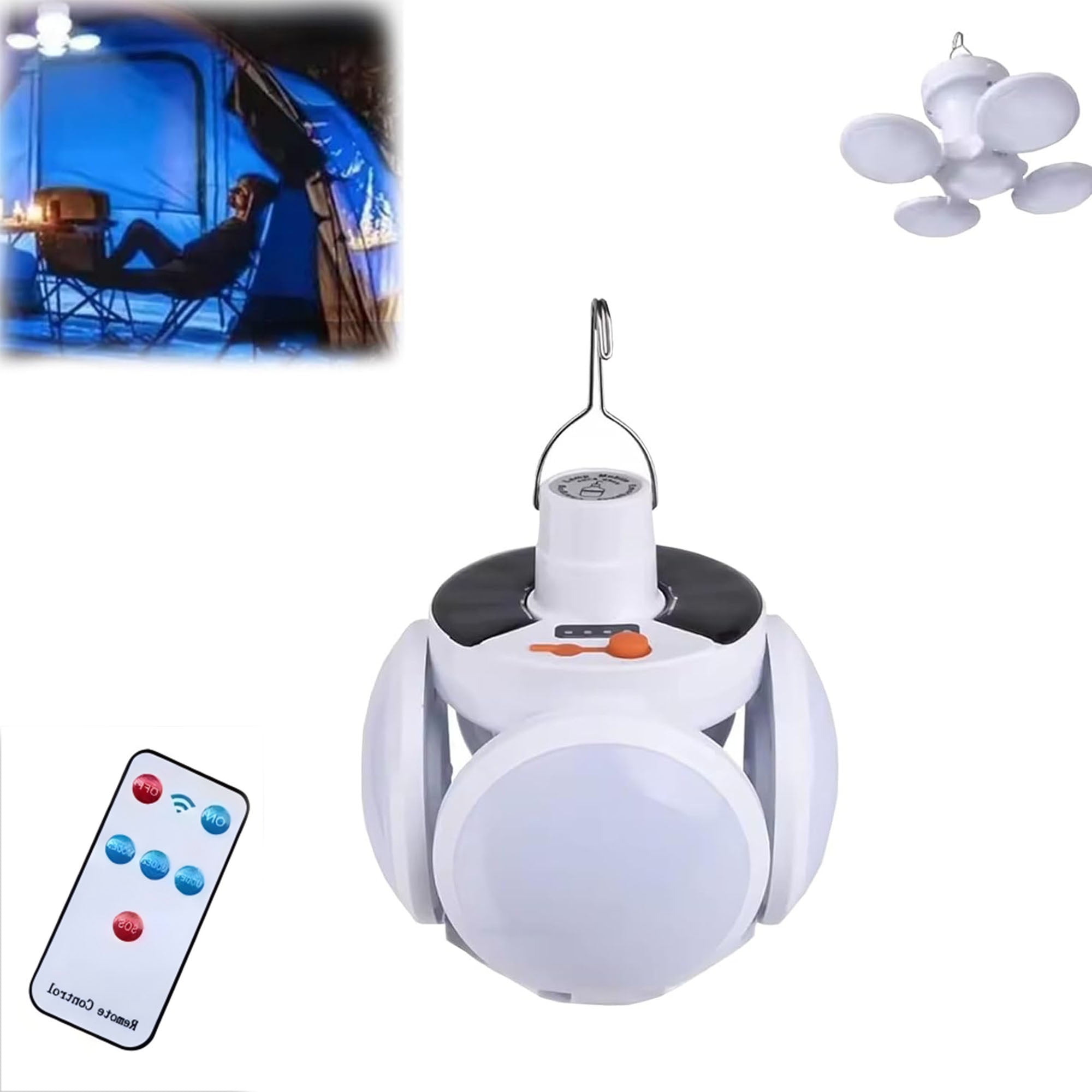 2 in 1 Folding Solar Lamp, Solar & USB Charging Lantern Hanging ...