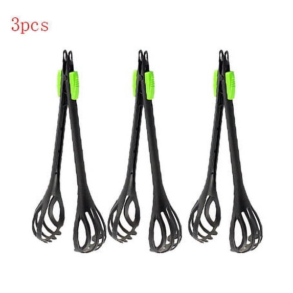 2-in-1 Food Tongs Whisk Set | Multifunctional Nylon Kitchen Tool for ...