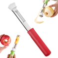 2-in-1 Fruit & Vegetable Corer – Red Bell Pepper Seed Remover and Apple ...