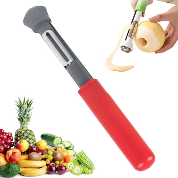 2-in-1 Fruit & Vegetable Corer – Red Bell Pepper Seed Remover and Apple ...