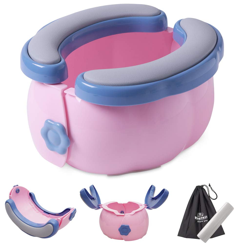 2-in-1 Go Potty for Travel, Portable Folding Compact Toilet Seat,Potty ...