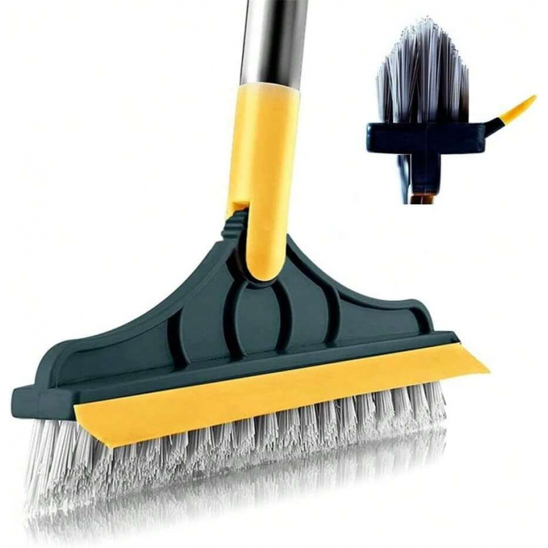2-in-1 Grout & Tile Cleaning Brush – Multi-Surface Scrubber with 120 ...