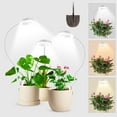 2 in 1 Grow Lights for Indoor Plants, 3 Colors Plant Lights with 360 ...