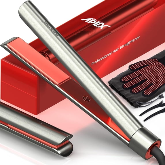 2-in-1 Hair Flat Iron | 1" 460?F and Curler for Hairstyles ...