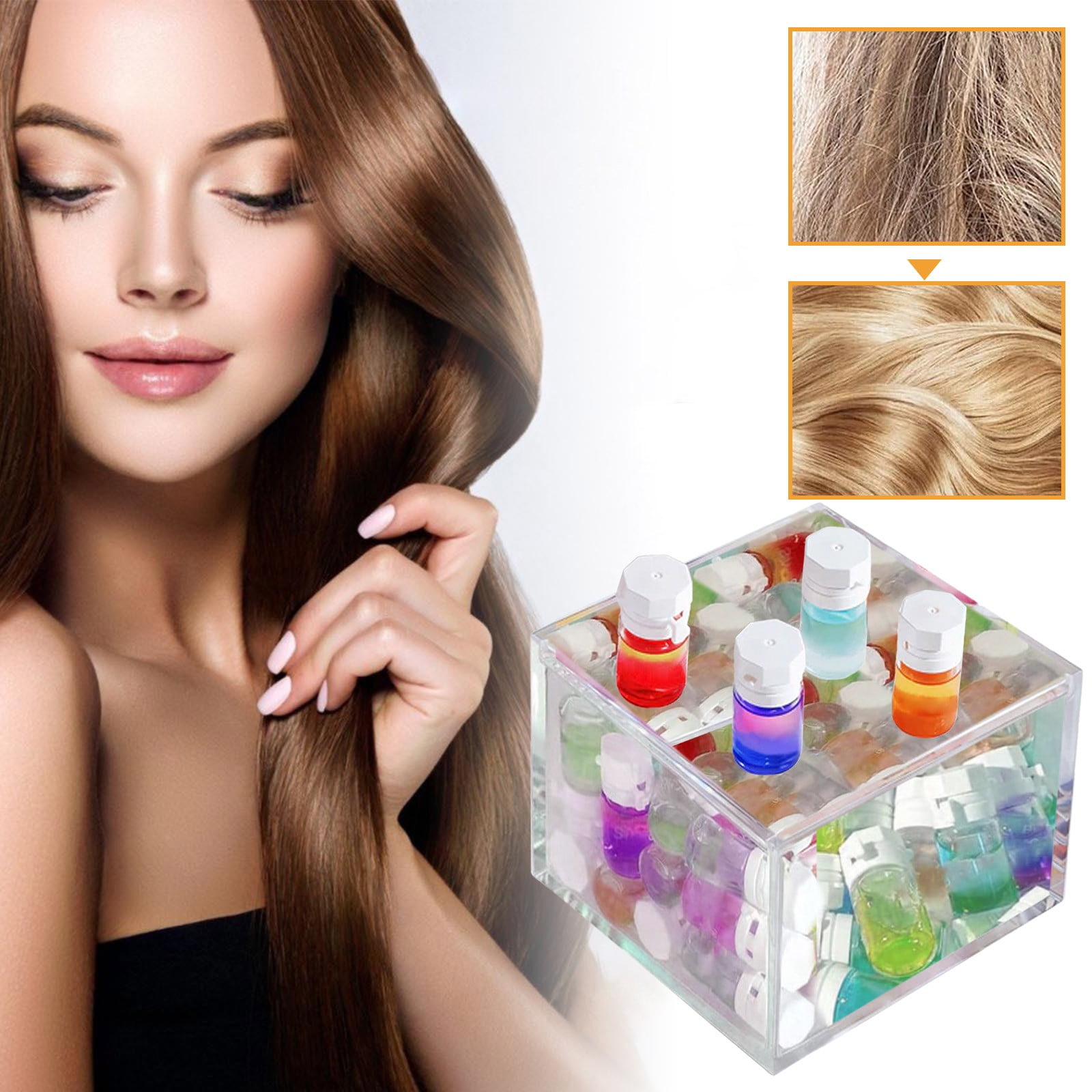 2-in-1 Hair Oil Set for Women - Argan Nourishing Hair Perfume Oil for ...