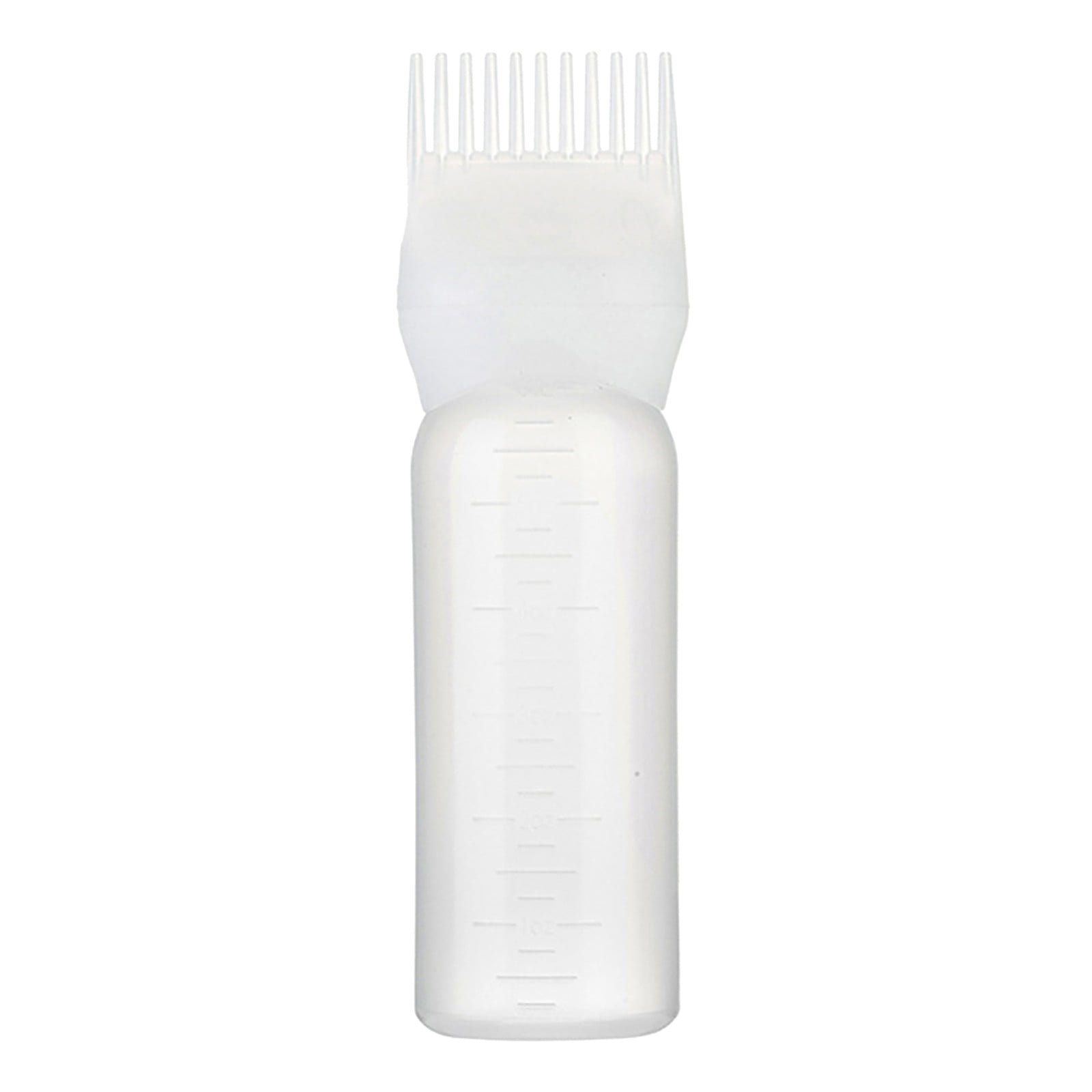2-in-1 Hair Oil/Shampoo/Hair Dye Bottle - , Graduated Marks, Comb with ...
