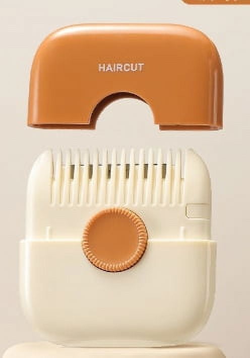 2 in 1 Hair Trimmer, Manual Bangs Trimmer Comb for Girls Women, Double ...