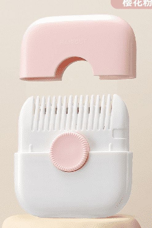 2 in 1 Hair Trimmer, Manual Bangs Trimmer Comb for Girls Women, Double ...